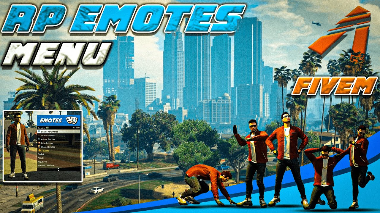 RP Emote Menu Script | QBCore Framework  | FiveM Tutorial #10