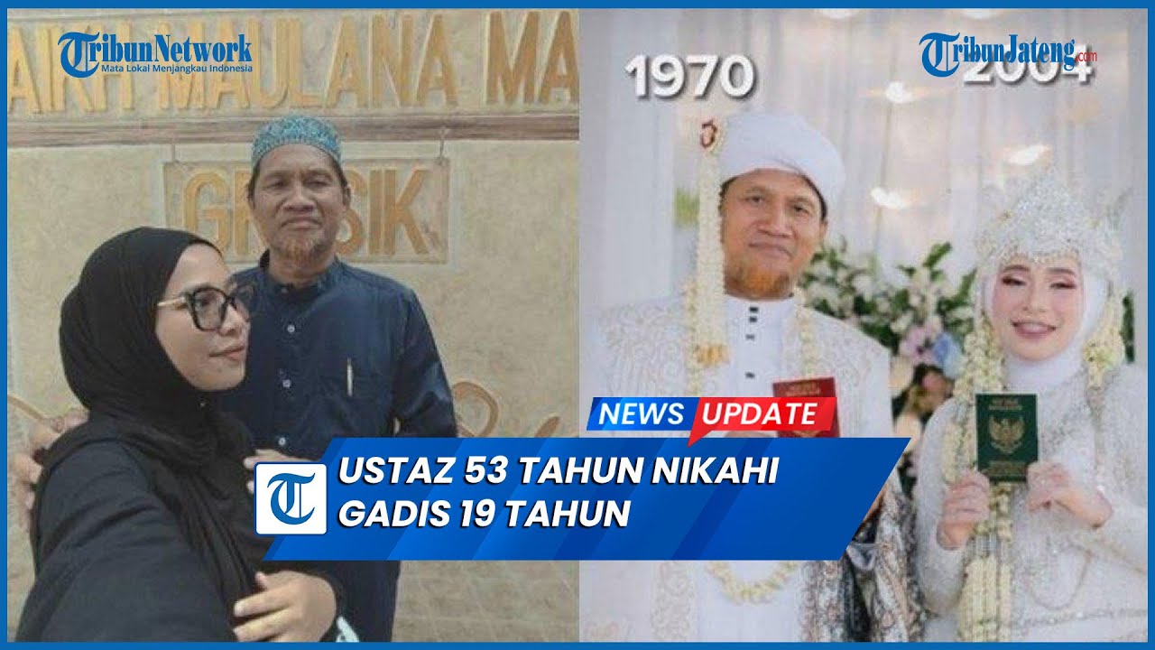 Viral Sosok Nurhadi Ustaz 53 Tahun Nikahi Gadis 19 Tahun, Ternyata Teman Ayah Mempelai Wanita