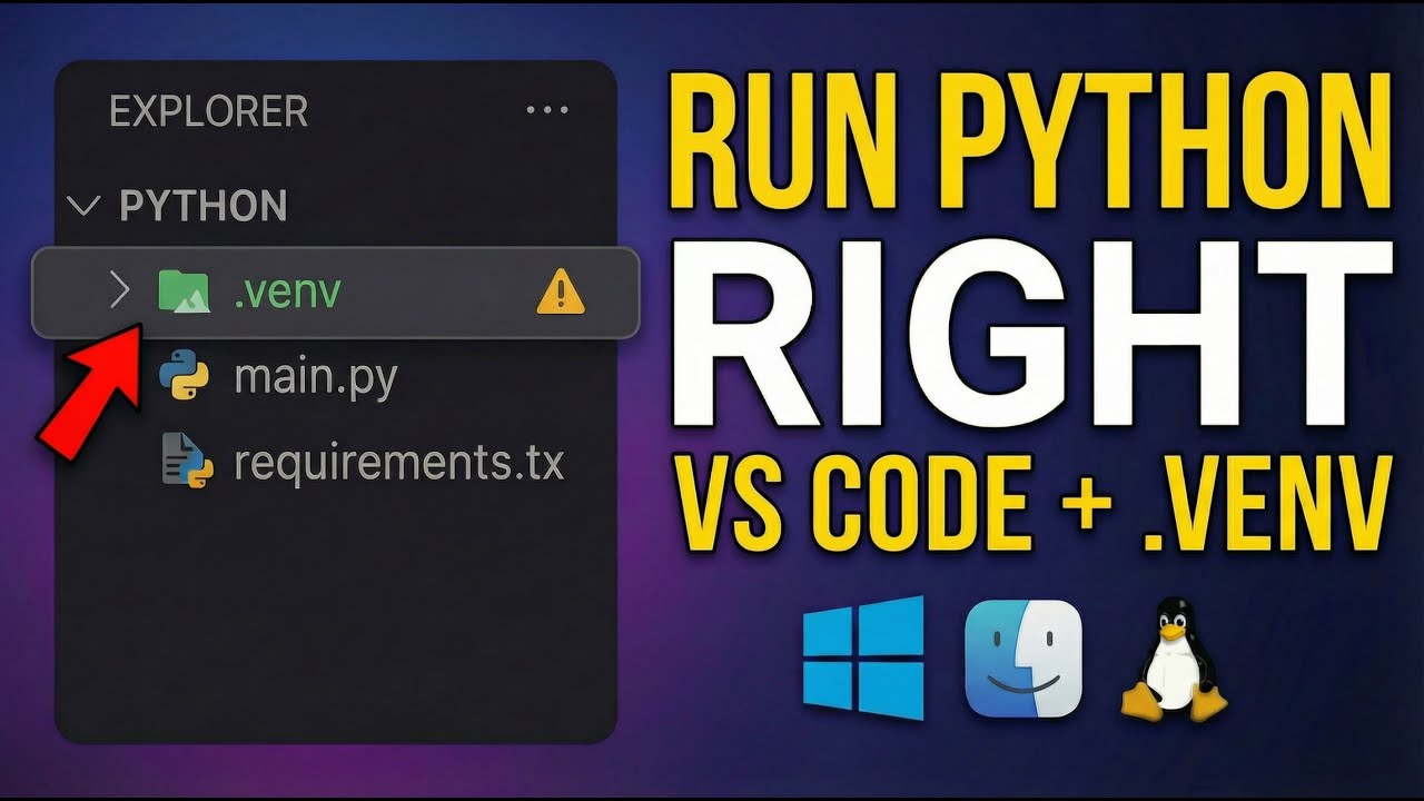 How to Run Python in Visual Studio Code on Windows, MAC & Linux 2026 | Run Python in VS Code