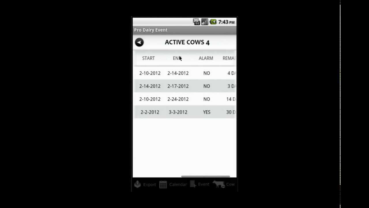 Smart Farm Apps - Pro Dairy Event App