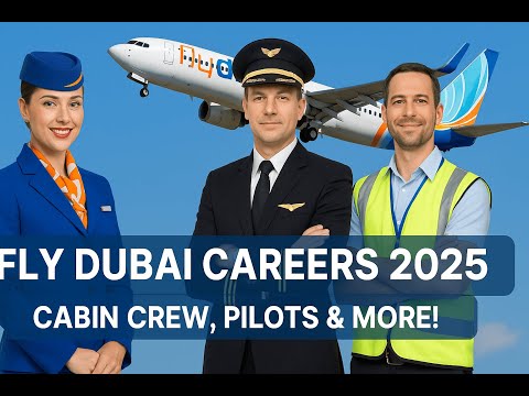 Fly Dubai Careers 2025: Cabin Crew, Pilots, Internships & More Hiring Now!