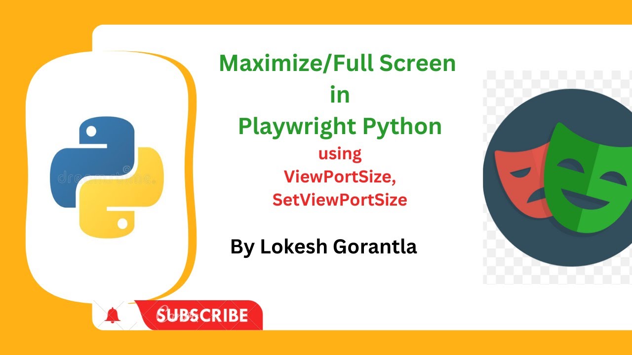 Python Playwright Beginner[2023] Part 24: Maximize Browser | ViewPortSize | SetViewPortSize