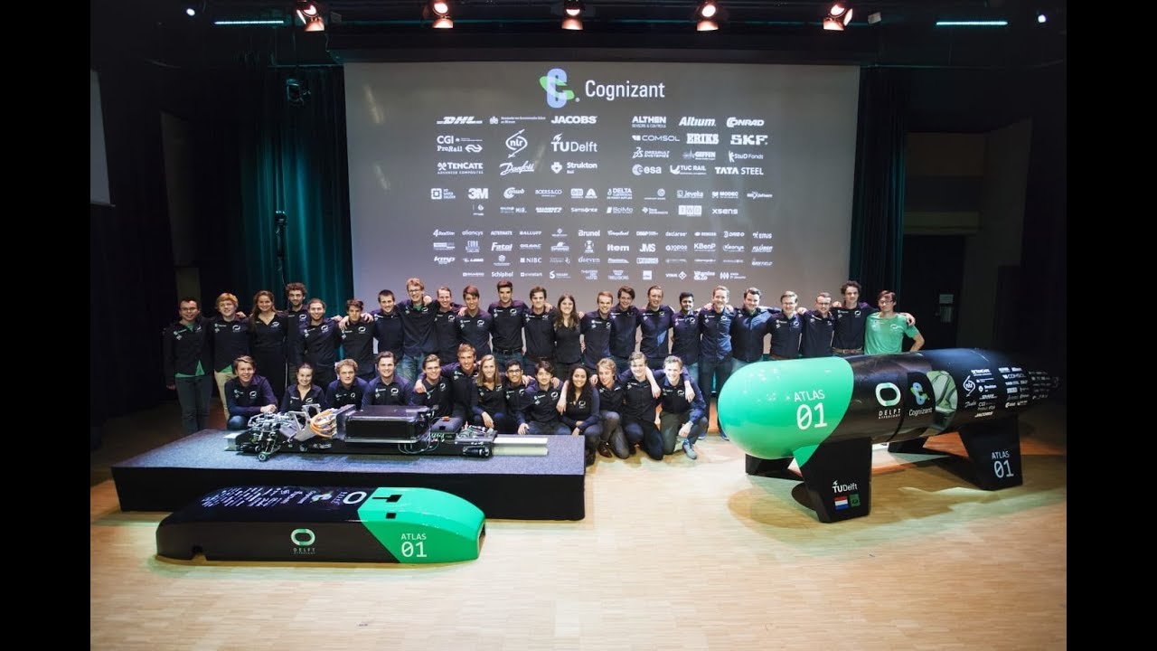 Delft Hyperloop II - ATLAS01 Reveal Presentation