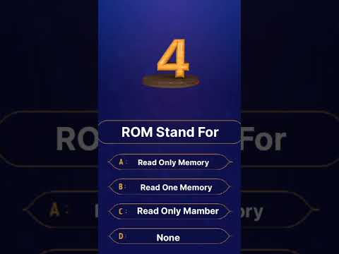 #ROM #short #Computer #fullform #siftware #hardware