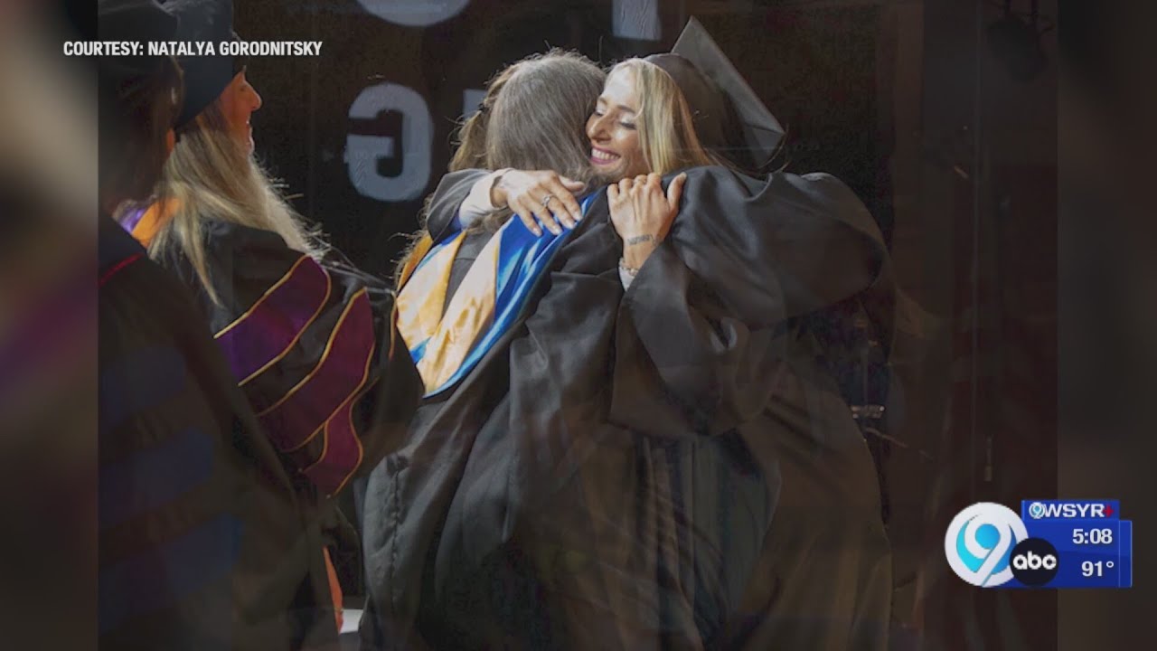 Mom graduates from nursing school after dealing with son's cancer diagnosis