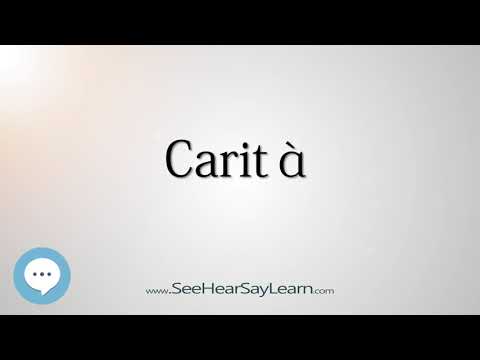 Carità (How to Pronounce Cities of the World)💬⭐🌍✅