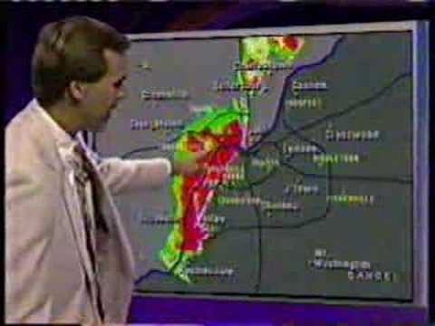 WAVE-TV 1990: 5/16/90 John Belski weather warning