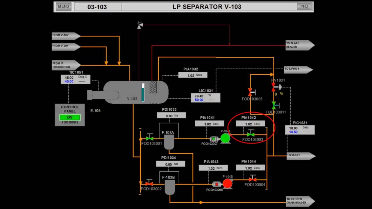 Interactive Learning Simulation Tool for Process Engineers (Pump Scenario)