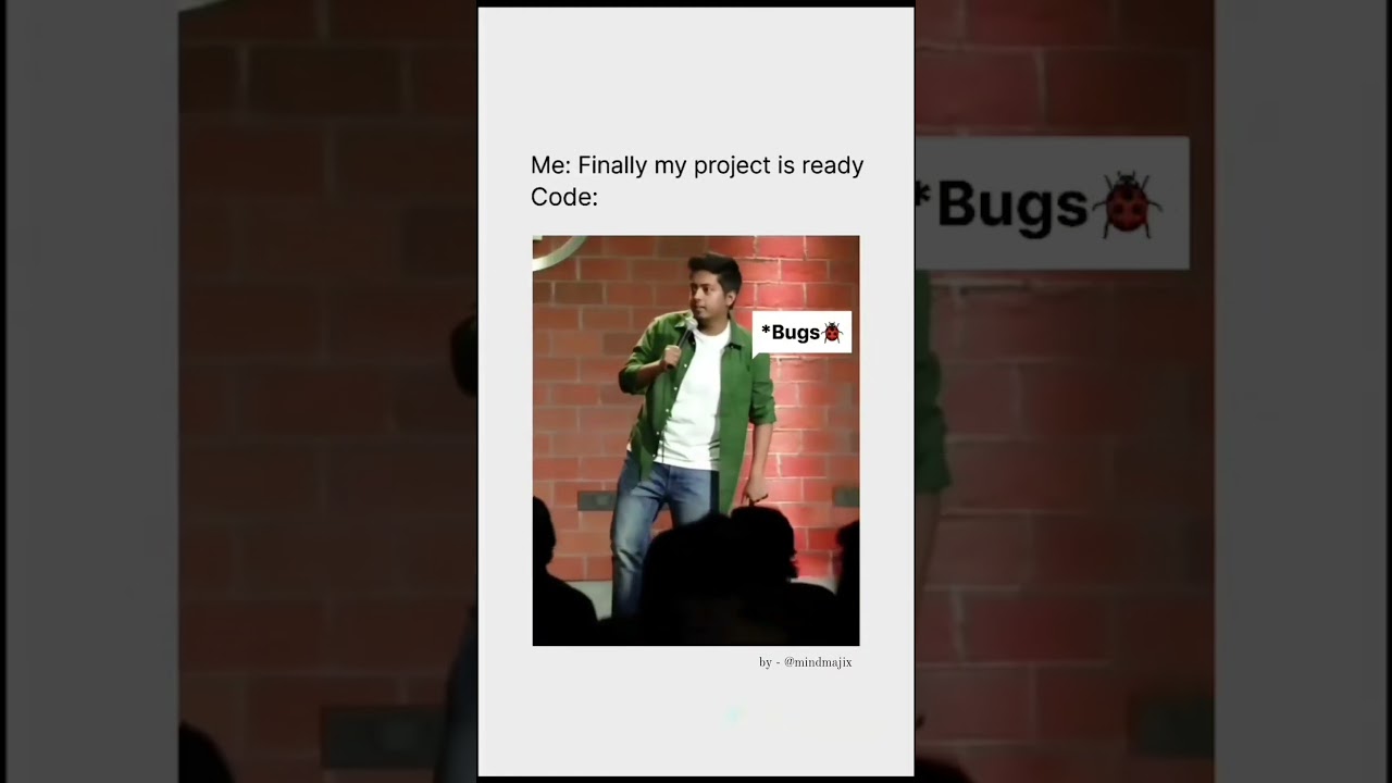 My Code vs Bugs 😅 #developermemes #codingmemes #funny #comedy #Programmingmemes