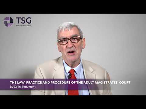 The Law, Practice and Procedure of the Adult Magistrates’ Court trailer