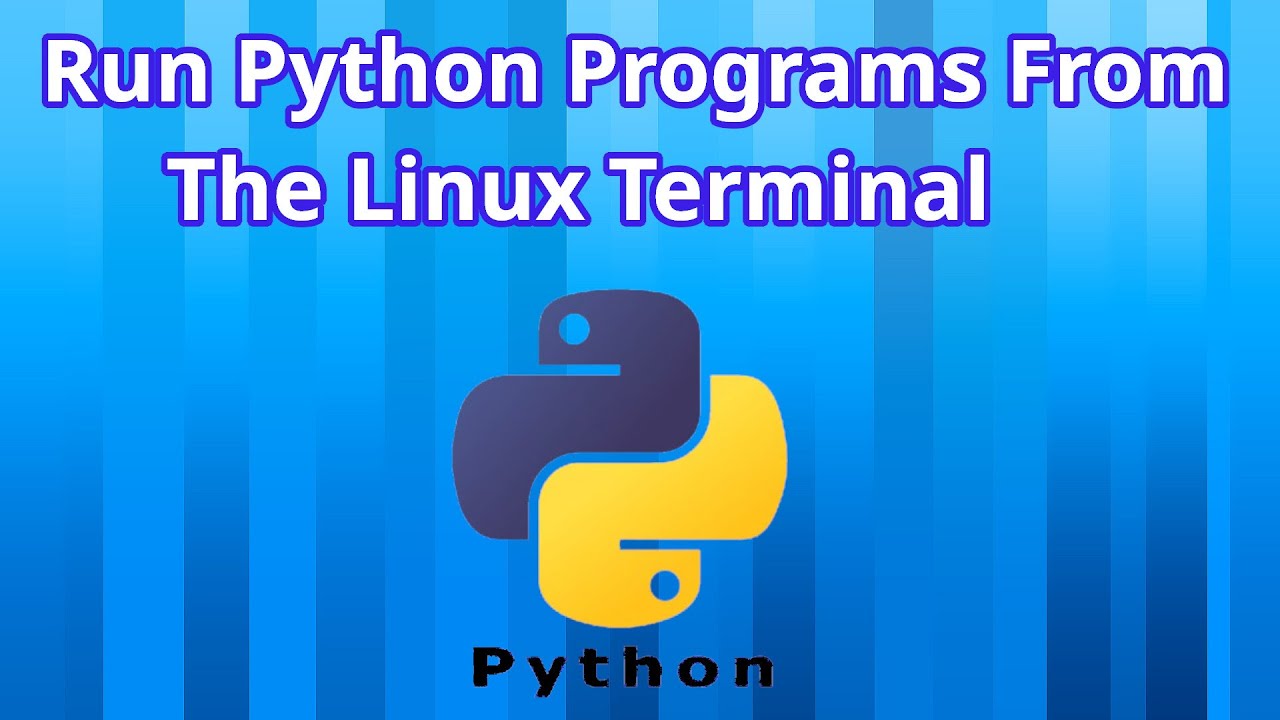Linux Wednesday's Run Python program via the Terminal