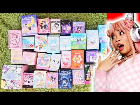 UNBOXING *a TON* of SANRIO BLIND BOXES!