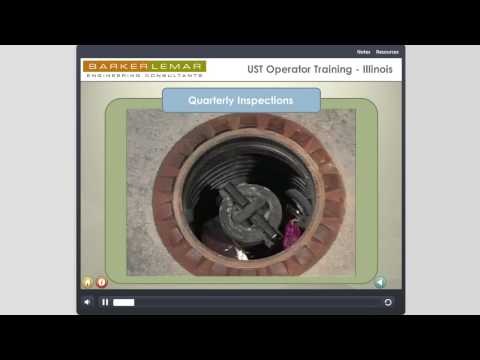 Illinois Underground Storage Tank Operator - Class A, B, and C - Online Training Demo
