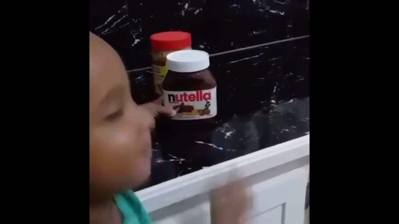 Kid spells Nutella and says peanut butter (kid spells Nutella) kid spelling nutella