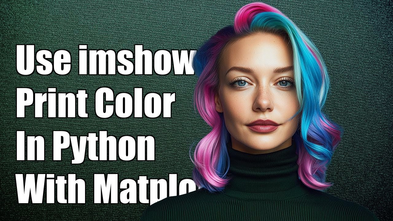 How to Use imshow to Print a Single Color in Python Matplotlib