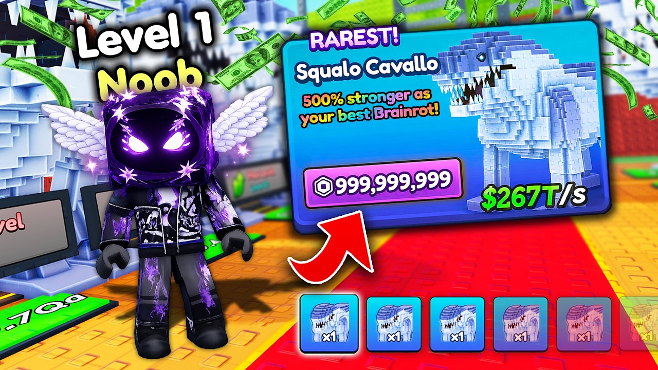 Starting Over as NOOB with MOST EXPENSIVE SECRET in Be a Lucky Block! (Roblox)
