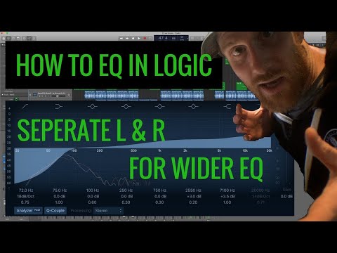 Seperate left and right logic x - How to EQ Sides in Logic Pro X Tutorial