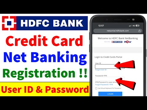 HDFC Credit Card Net Banking Registration | HDFC Credit Card Net Banking Kaise Chalu Kare | Activate