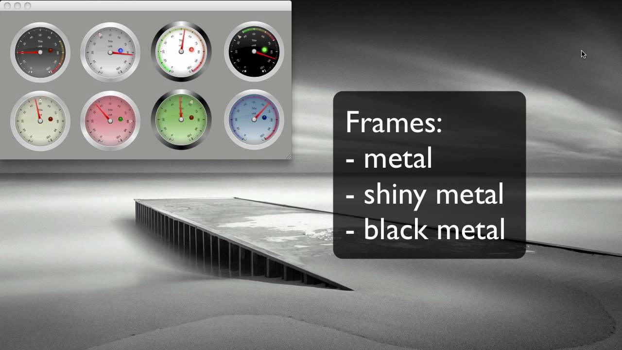 Java Swing gauges another overview