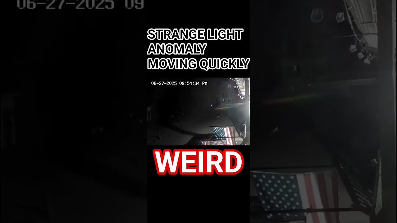 WEIRD LIGHT ANOMALY CAUGHT ON CAMERA WARREN MA #anomaly #strange #movinglights #warrenma