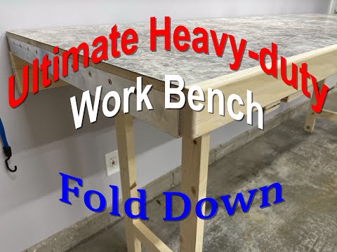 DIY Fold away work bench "Heavy Duty"