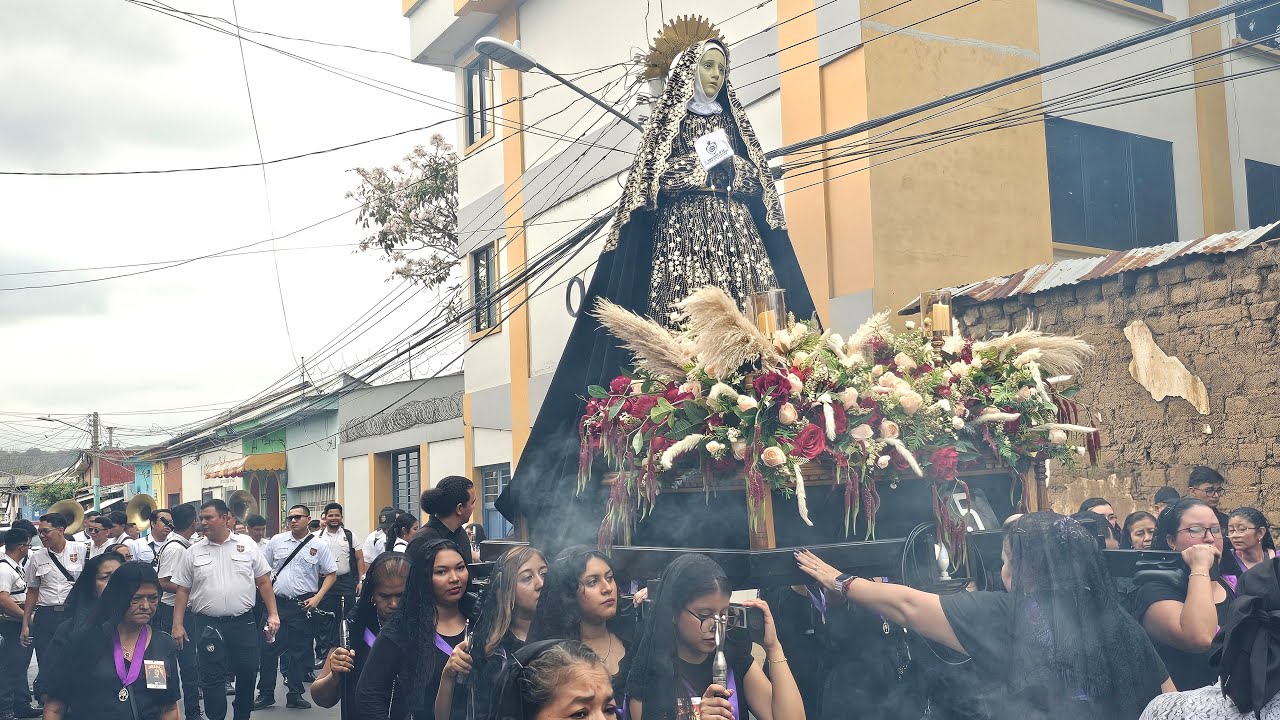 Sábado de Gloria | Procesión Virgen de Dolores desde Sonsonate, El Salvador