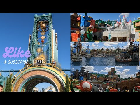 🎢 Epic Universe Walkthrough | Full Park Tour with Ambient Sounds | No Commentary