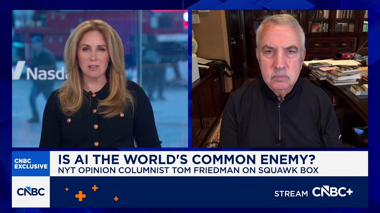 NYT's Tom Friedman on regulating AI: Something bad is going to happen at some point