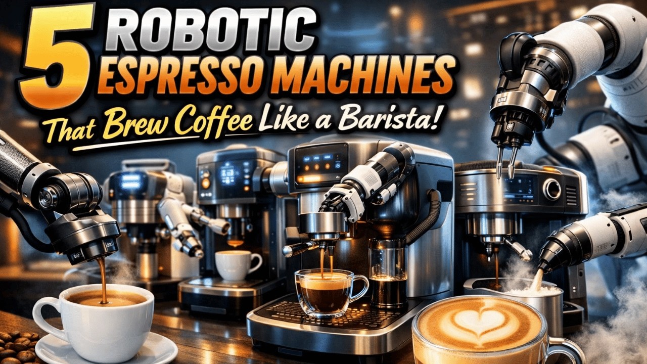 5 Robotic Espresso Machines That Brew Coffee Like a Barista (2026 Review!)