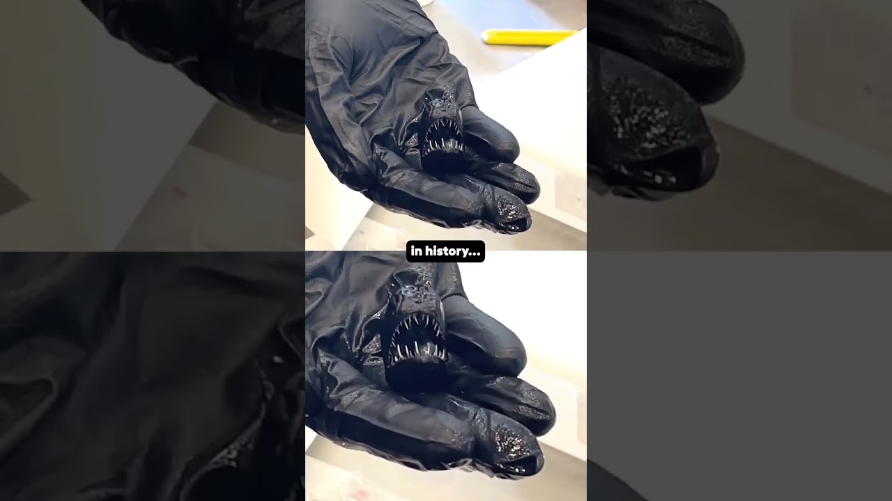 Anglerfish / this is the actual size of deep sea anglerfish that was recently seen #angler