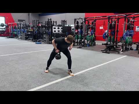 Staggered 1-Arm Bent-Over Row (With Dead Stop)