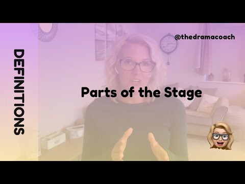 Parts of the Stage - Drama Definitions