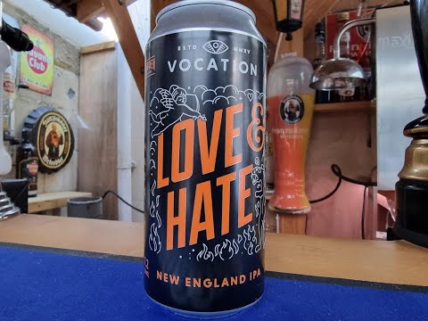 Vocation Love & Hate 7.2% New England IPA 440ml Full Beer review