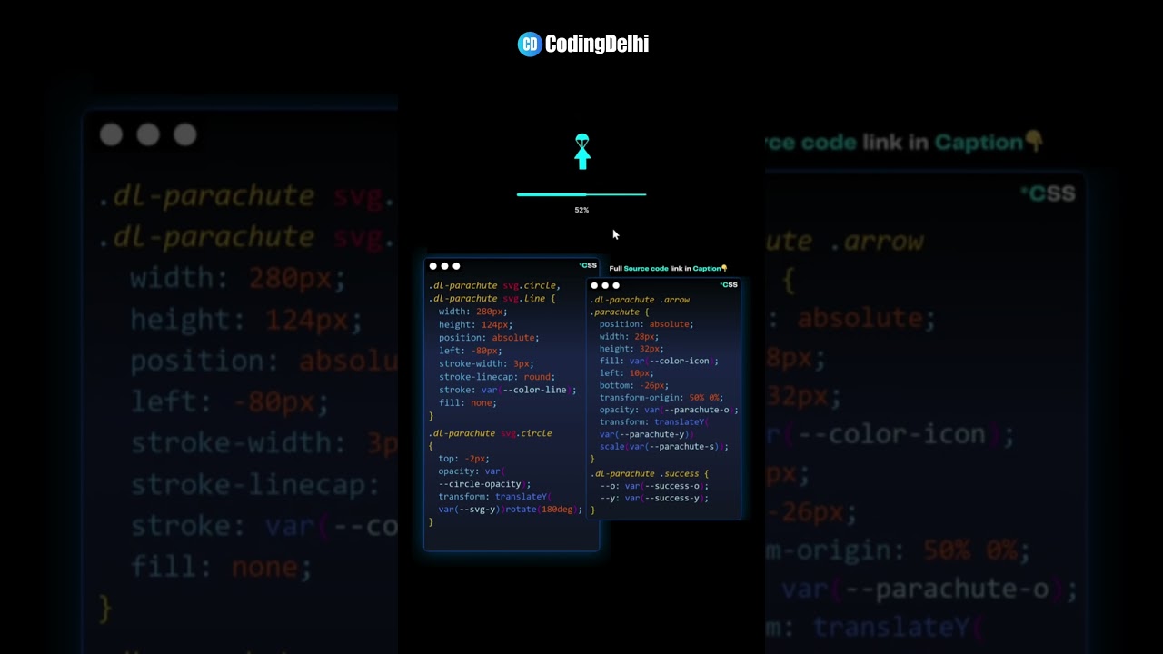 CSS Animated Download Button