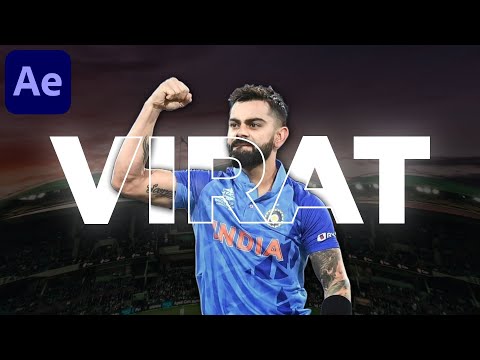 Picture Text Effect Animation in After Effects - After Effects Tutorial