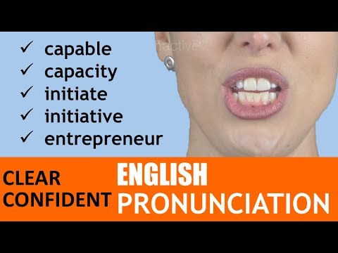 PRONOUNCE important professional words clearly with excellent English Pronunciation.