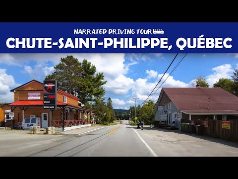 🚗 Scenic 4K Drive Through Chute-Saint-Philippe, Québec 🇨🇦 | Nature’s Hidden Gem 🌲🌊