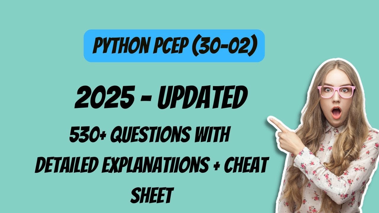 Python PCEP (30-02) Exam Questions 2026