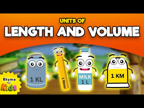 Units of Length and Volume | Math Nursery Rhyme | Units of Measurement