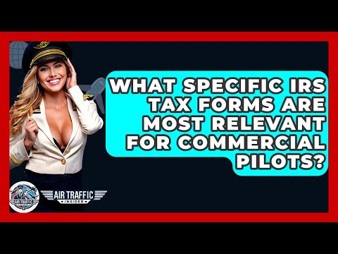 What Specific IRS Tax Forms Are Most Relevant For Commercial Pilots? - Air Traffic Insider