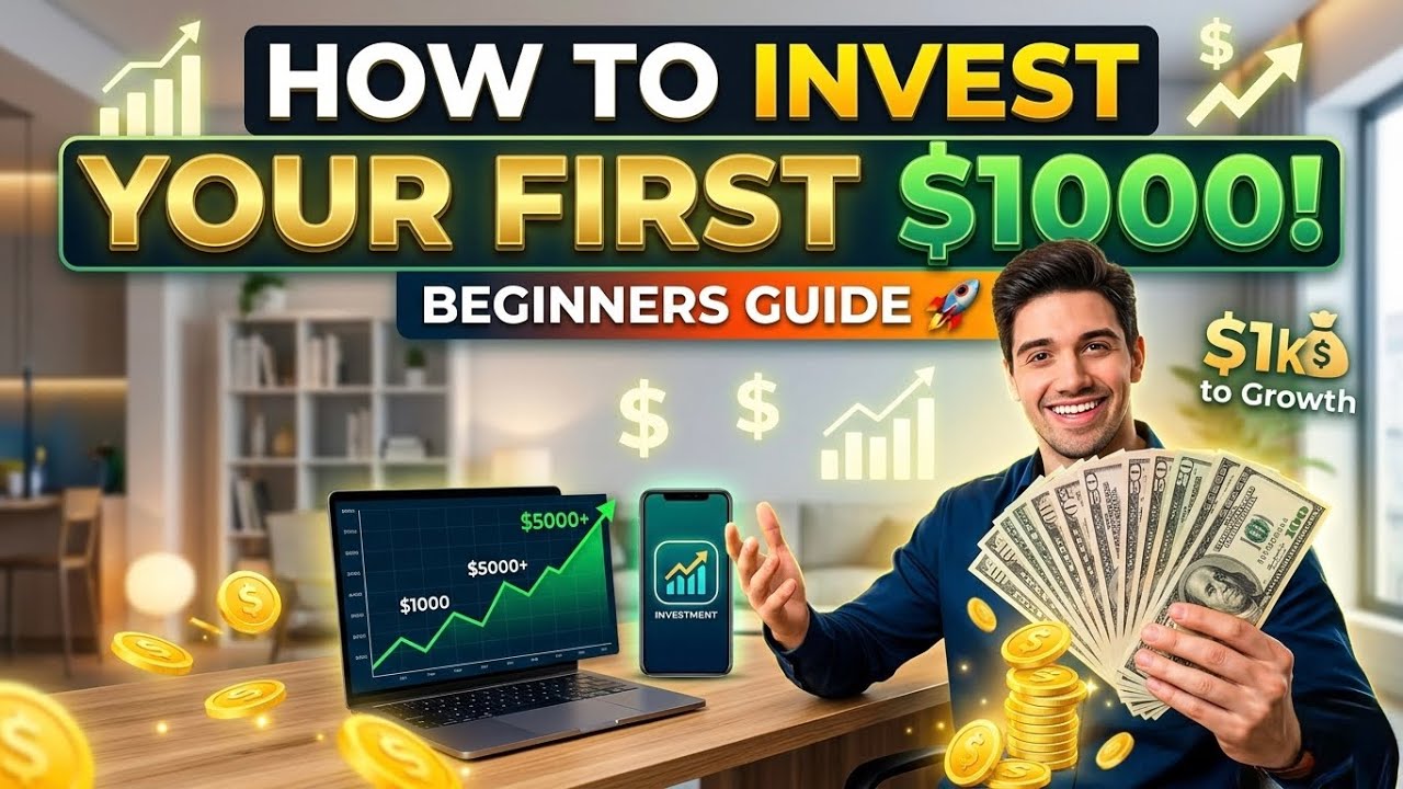 How to Invest Your First $1,000 (Beginner’s Guide to Smart Investing in 2026)