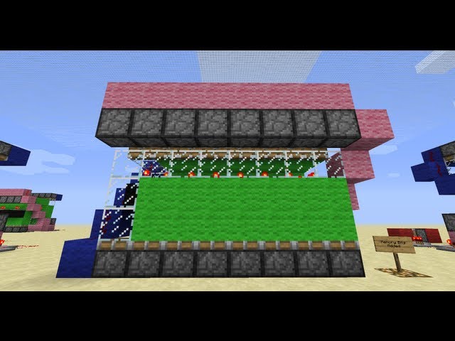 Piston Memory Array [How to Build a Redstone Clock!] Minecraft Map