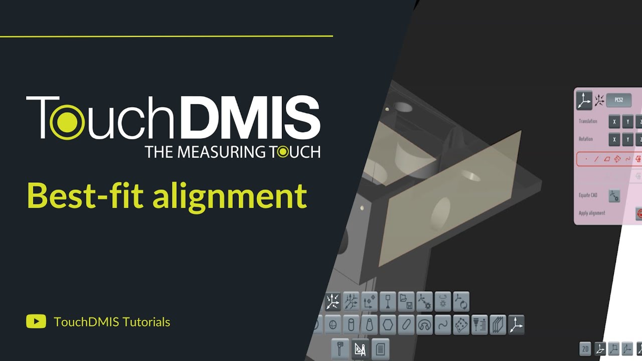 TouchDMIS Tutorials - Best-fit alignment