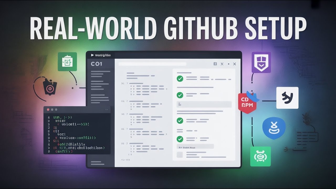 Real-World GitHub Project Setup 🔥 Repos, Security, Workflows & Publishing