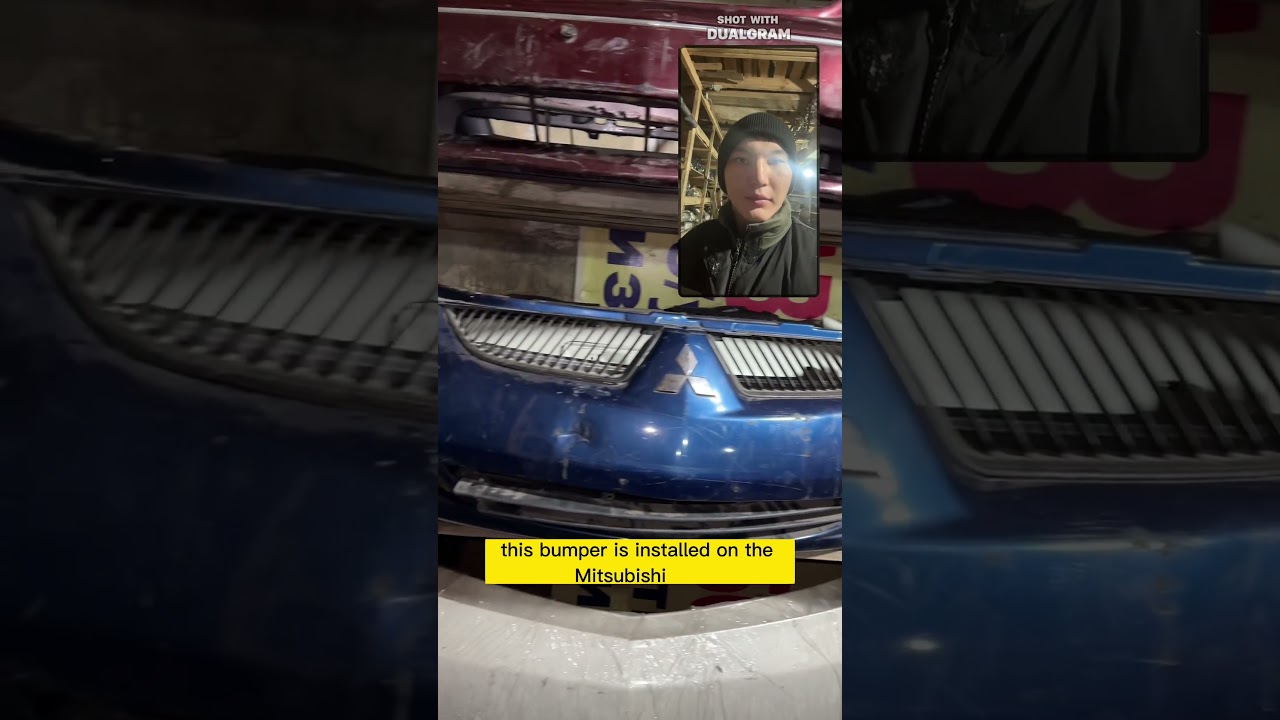 Used face bumper Mitsubishi lancer