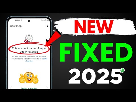 This account can no longer use Whatsapp New Solution 2025 | Whatsapp Unbanned Kaise Kare 2025