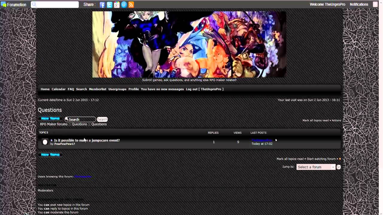 NEW RPG MAKER FORUMS! =D (Important update 1)