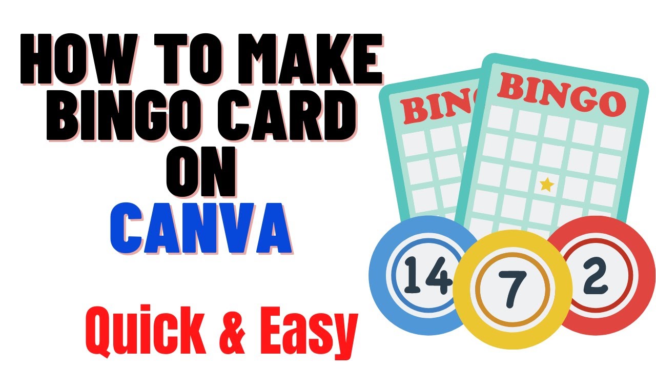 HOW TO MAKE BINGO CARD ON CANVA 2024