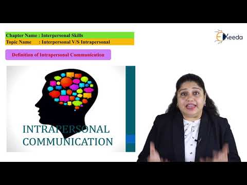 Interpersonal VS Intrapersonal - Interpersonal Communication Skills - Communication Skills