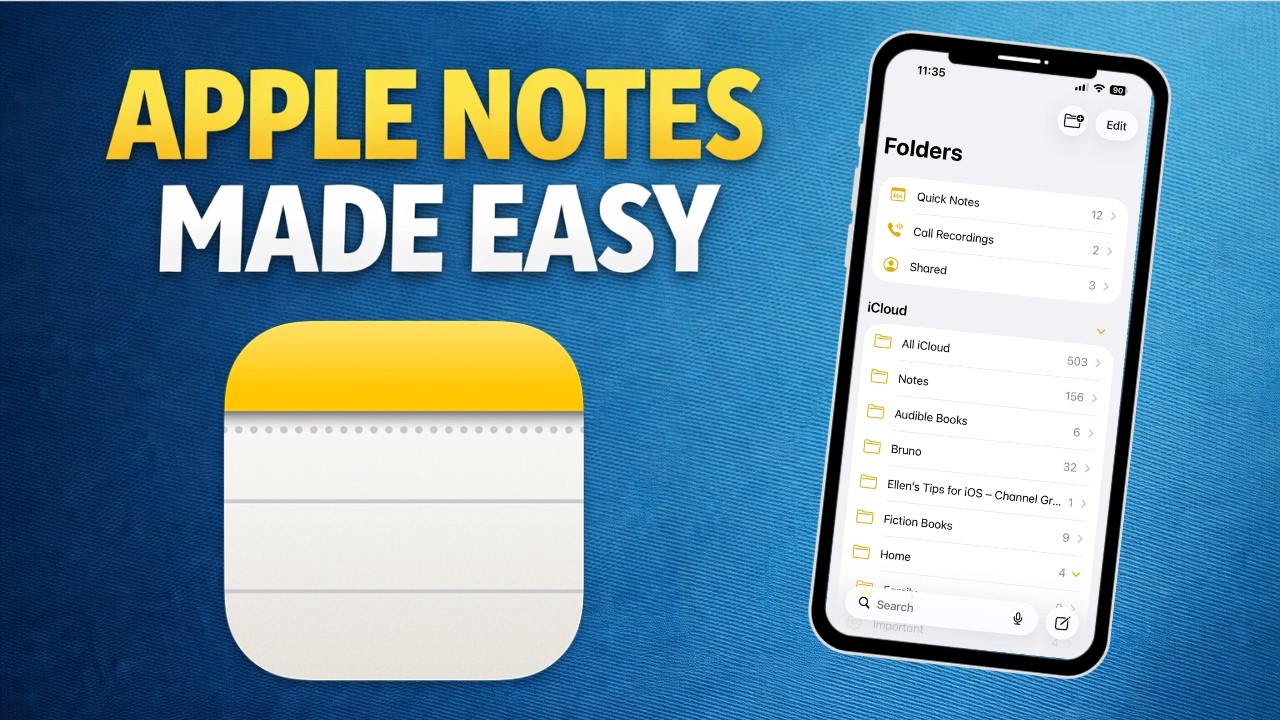 Apple Notes Organization System That Actually Works | Folders, Tags & Smart Folders